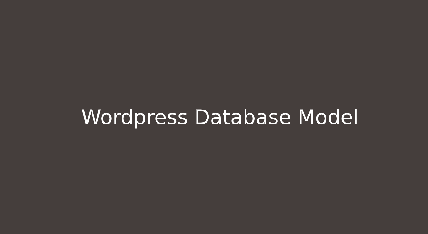 WordPress Database Model - Softbuilder