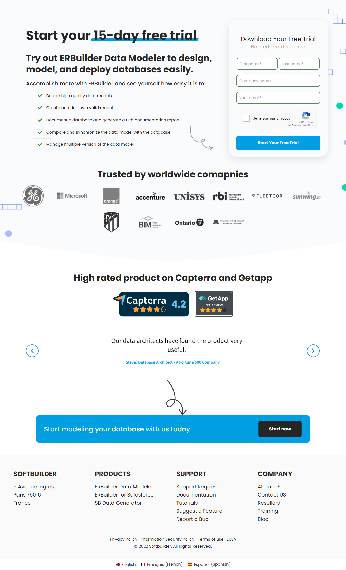 Télécharger ERBuilder trial enterprise - Softbuilder
