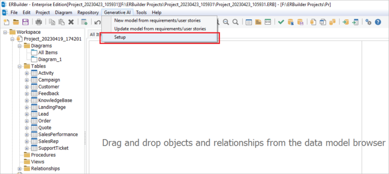Step-by-Step Guide: Activating Generative AI Feature on ERBuilder - Softbuilder
