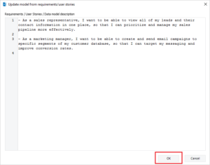 How to Update an Existing Data Model Using ERBuilder Generative AI feature - Softbuilder