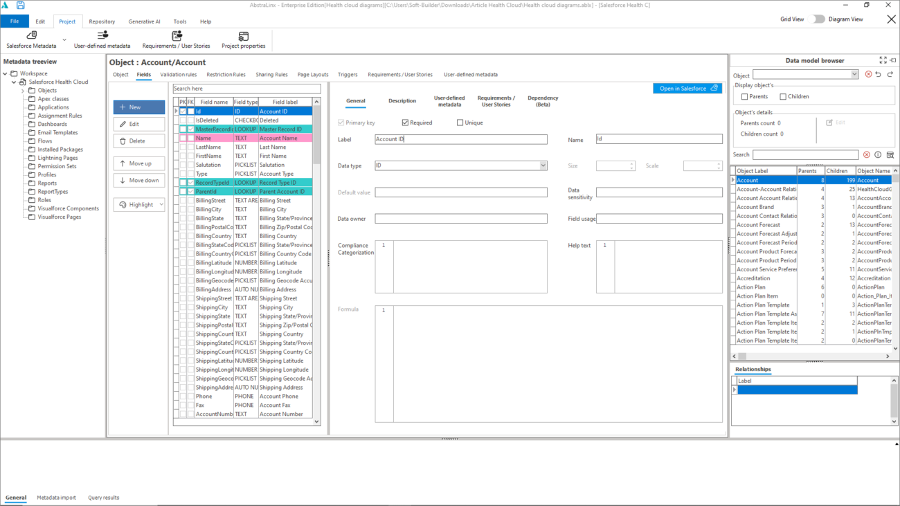 AbstraLinx - Extract and Exploit Your Salesforce Metadata